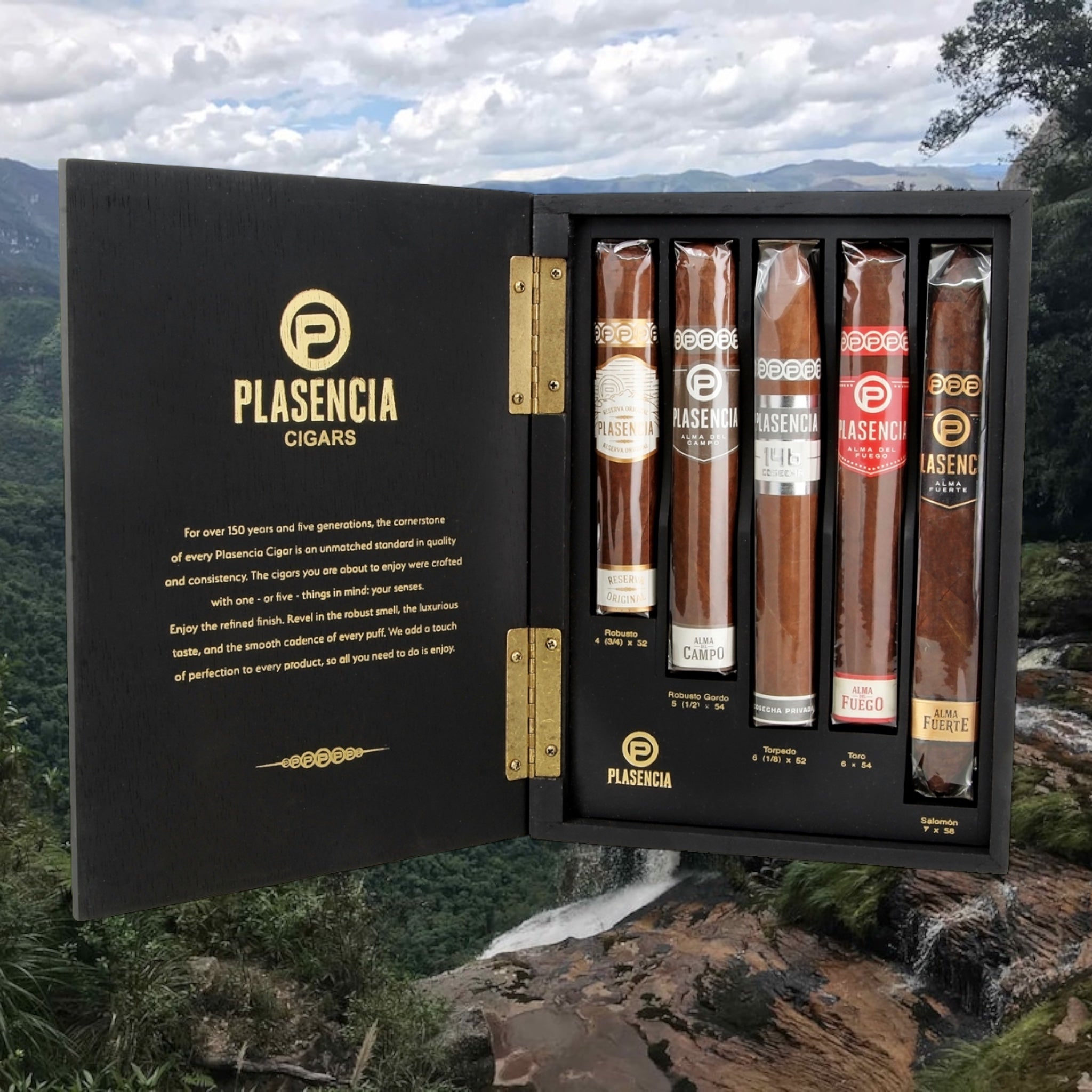 Plasencia 5-Cigar Sampler Box Set - Tabacalera Aragon