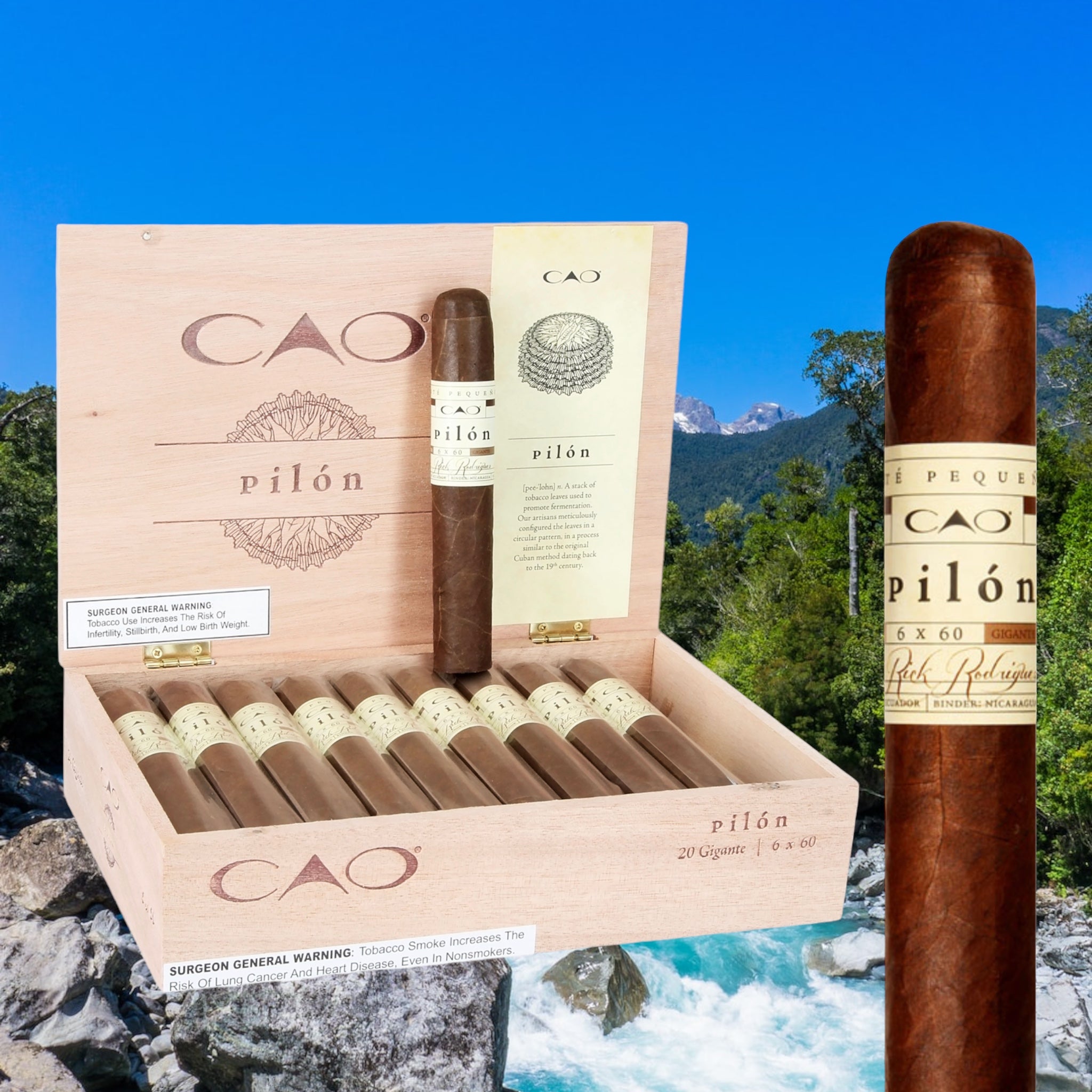 CAO Pilon Gigante 6" * 60 - Tabacalera Aragon