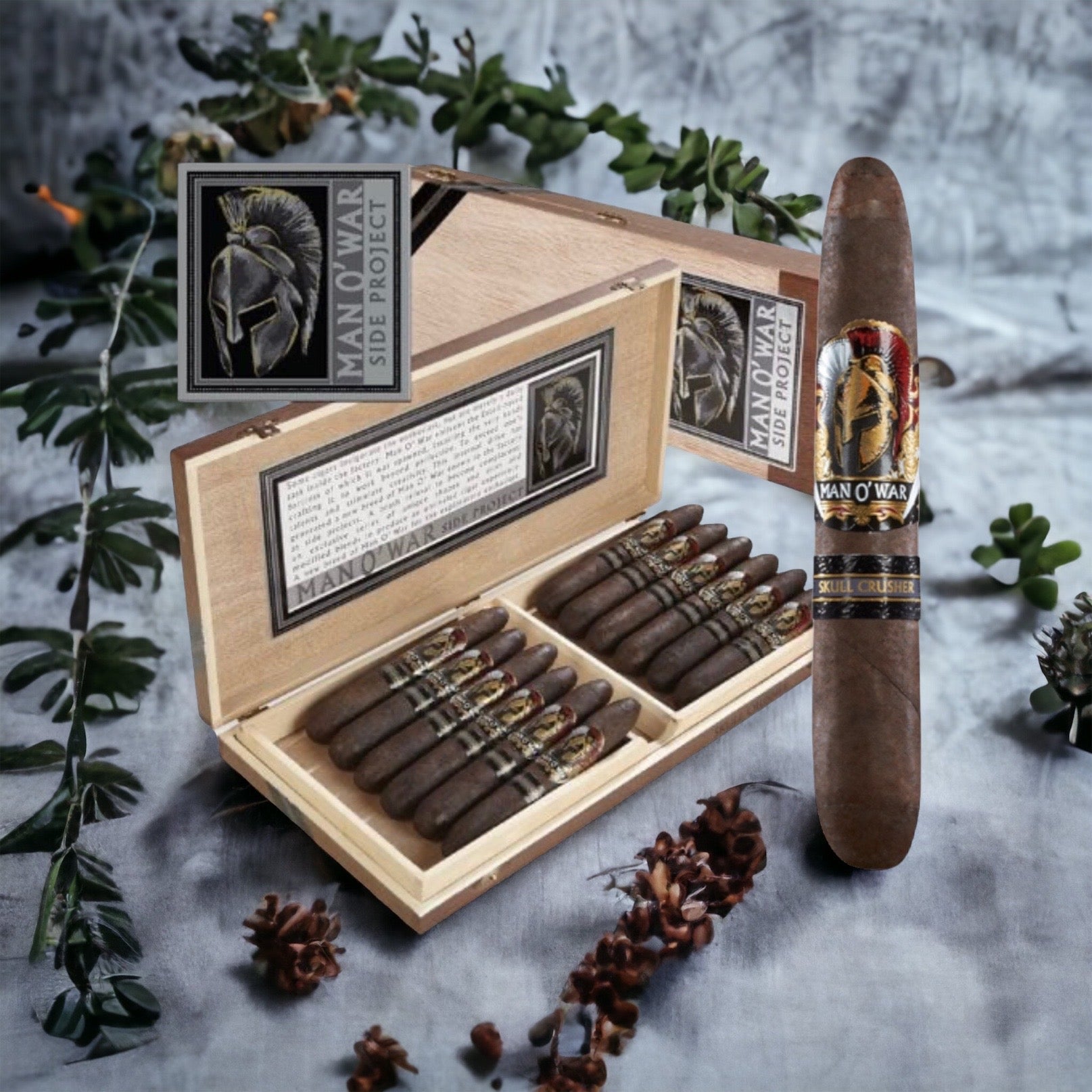 Man O' War Side Projects Skull Crusher Figurado 5.7 x 56 - Tabacalera ...