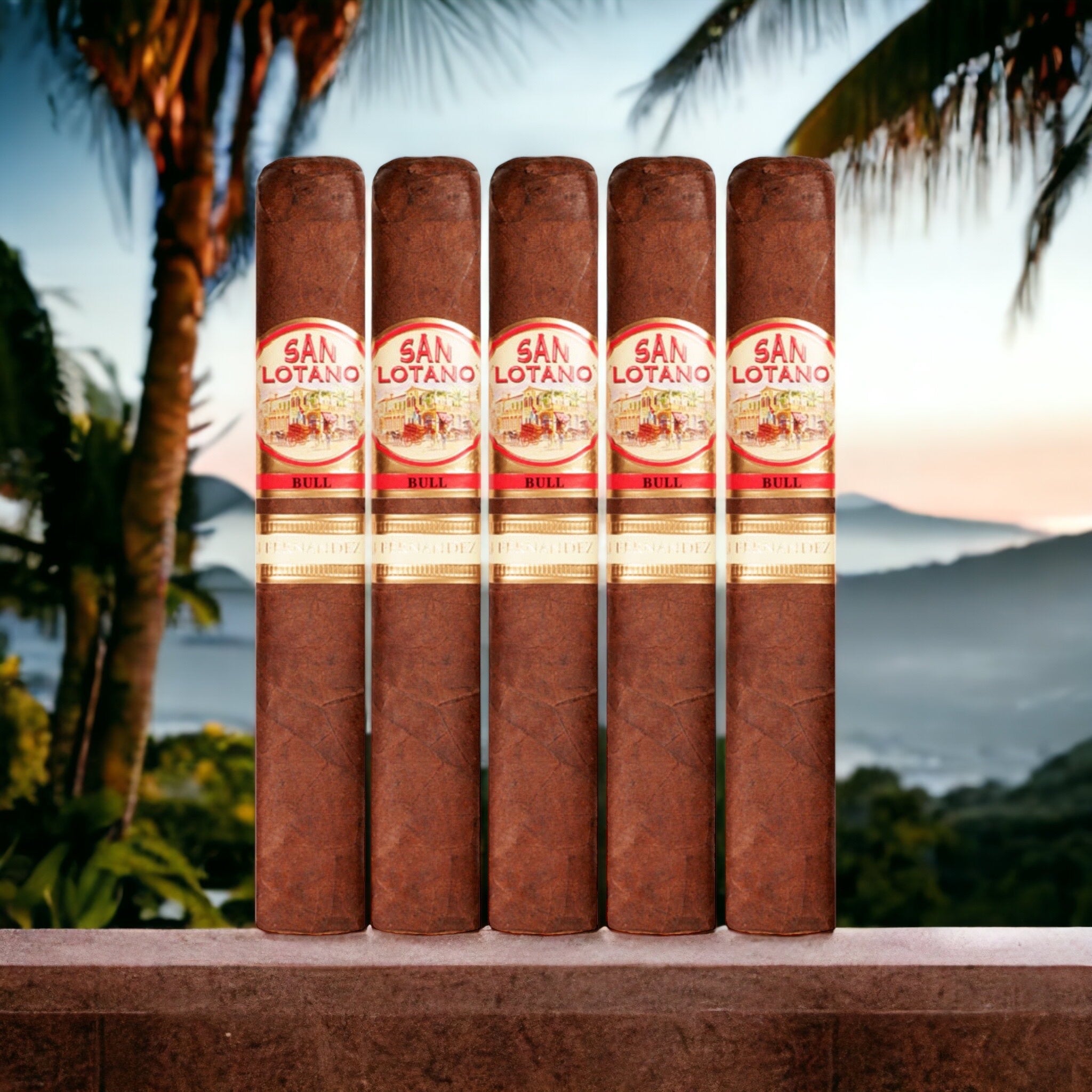 AJ San Lotano The Bull Toro 6 x 54-Sampler of 5 - Tabacalera Aragon